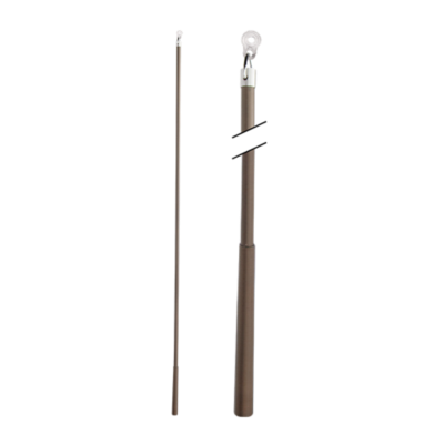 Metal Baton with Plastic Attachment - 36" /BZ | AriA Metal Hardware