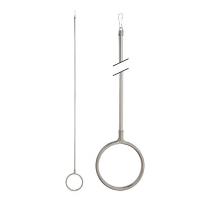 Handicap Metal Baton with Steel Clip-48", Brushed Nickel | AriA Metal ...