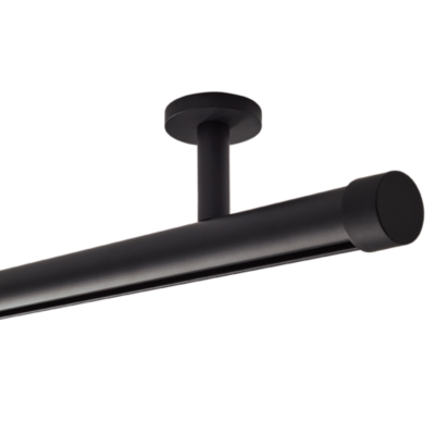 1 1/8" Single Rod Kit | Ceiling Mount 6' /MK | AriA Metal Hardware