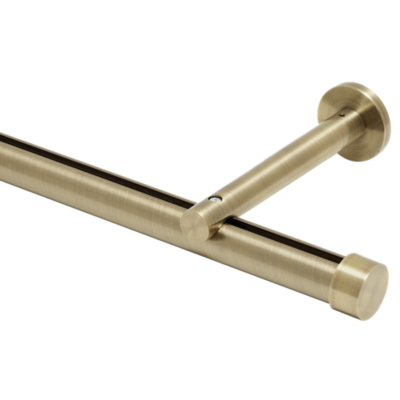 1 1/8" Single Rod Kits | Wall Mount 6" Projection 6' /AB | AriA Metal ...