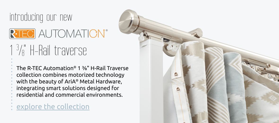 Decorative Motorized Traverse Rods | Shelly Lighting