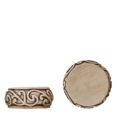 3" Iron Scroll End Cap /TK | Finestra Custom Hardware