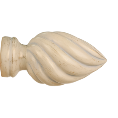 3" Swirl Finial /STG | Finestra Custom Hardware