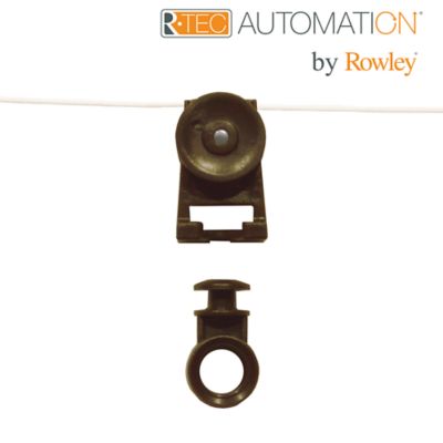 Ripplefold Roller Carrier, 100% fullness, Full, Bronze | Rowley