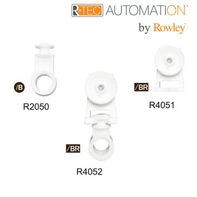 Ripplefold End Carriers for Motorized Track | Rowley