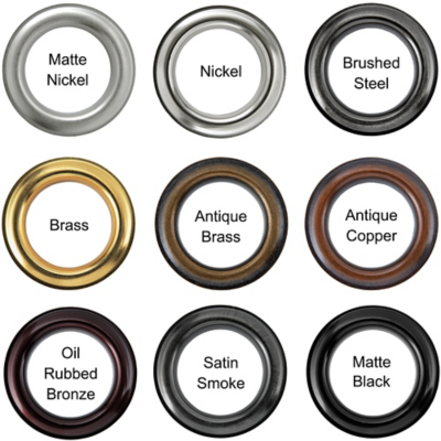 Brass Round Grommets No.12 Accessories AriA Metal Hardware