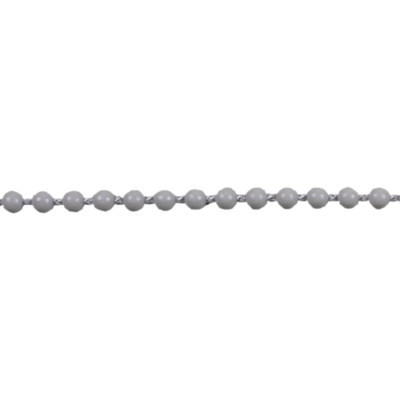 Continuous Plastic Bead Chain, 4' drop Gray | Rowley | Rowley