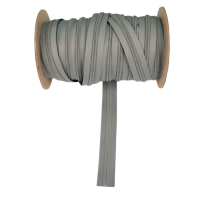 #5 Nylon Invisible Zipper Chain by the Roll, Gray, 218 Yards | Rowley ...