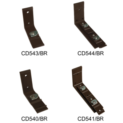 R-TRAC Cord Draw Brackets & Clips | Rowley